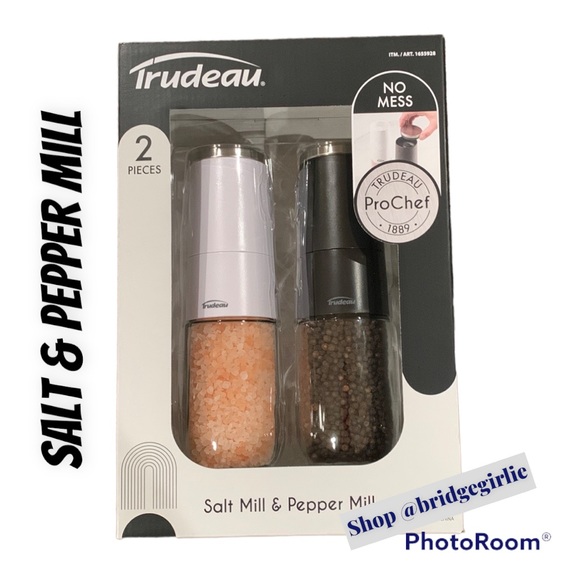 Trudeau | Kitchen | Trudeau Prochef Pepper And Salt Mill Set | Poshmark